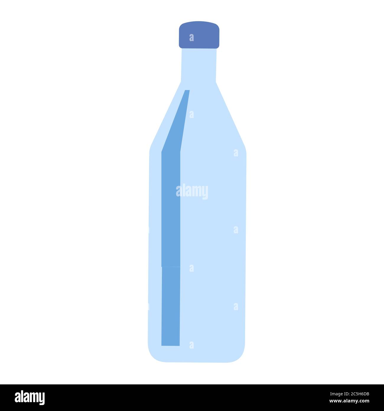 Bottle of water icon on white background. Vector illustration. EPS 10 ...