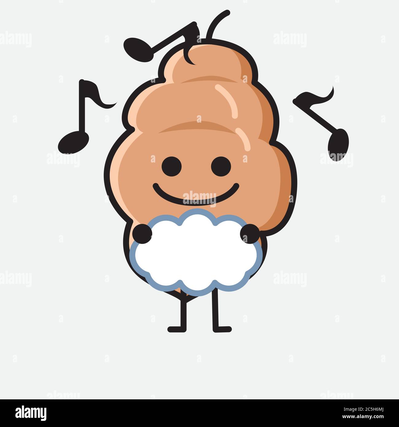 An illustration of Cute Tamarind Fruit Mascot Vector Character Stock ...