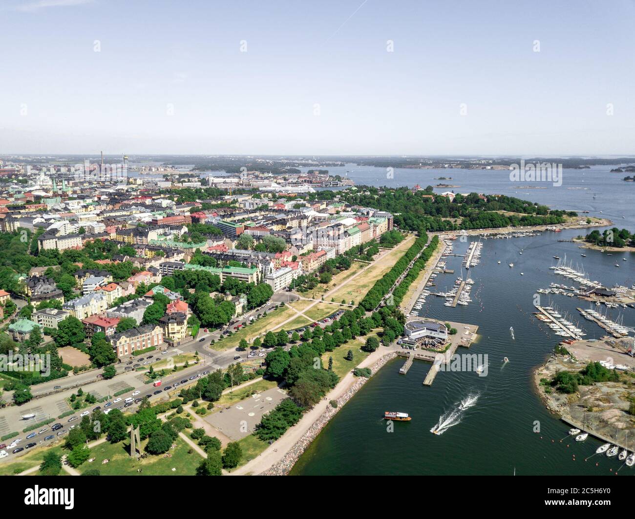 Helsinki drone hi-res stock photography and images - Alamy