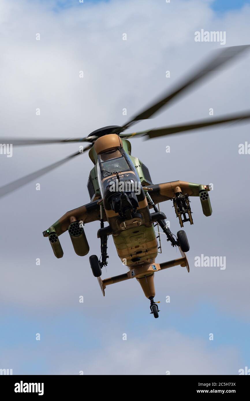 Australian Army Eurocopter Tiger ARH Armed reconnaissance helicopter ...