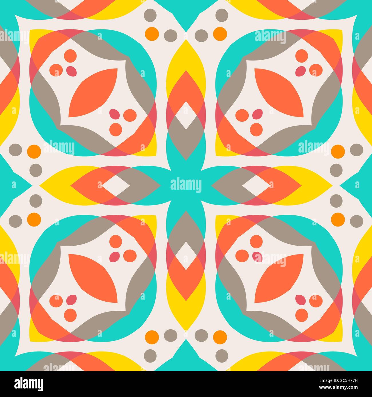 Abstract geometric pattern in bright colors. Seamless background ...