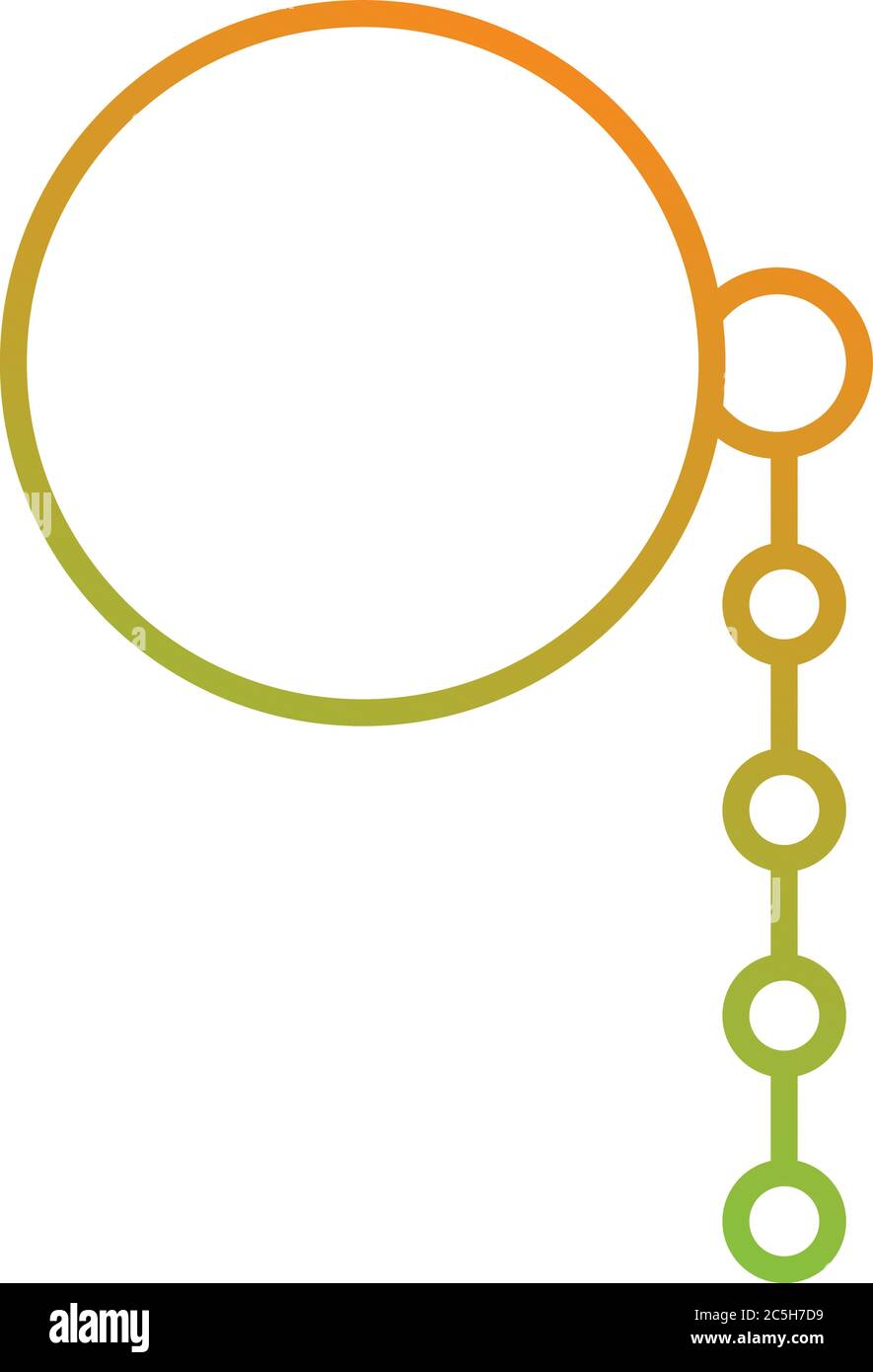 Unique Monocle Vector Line Icon Stock Vector Image & Art - Alamy