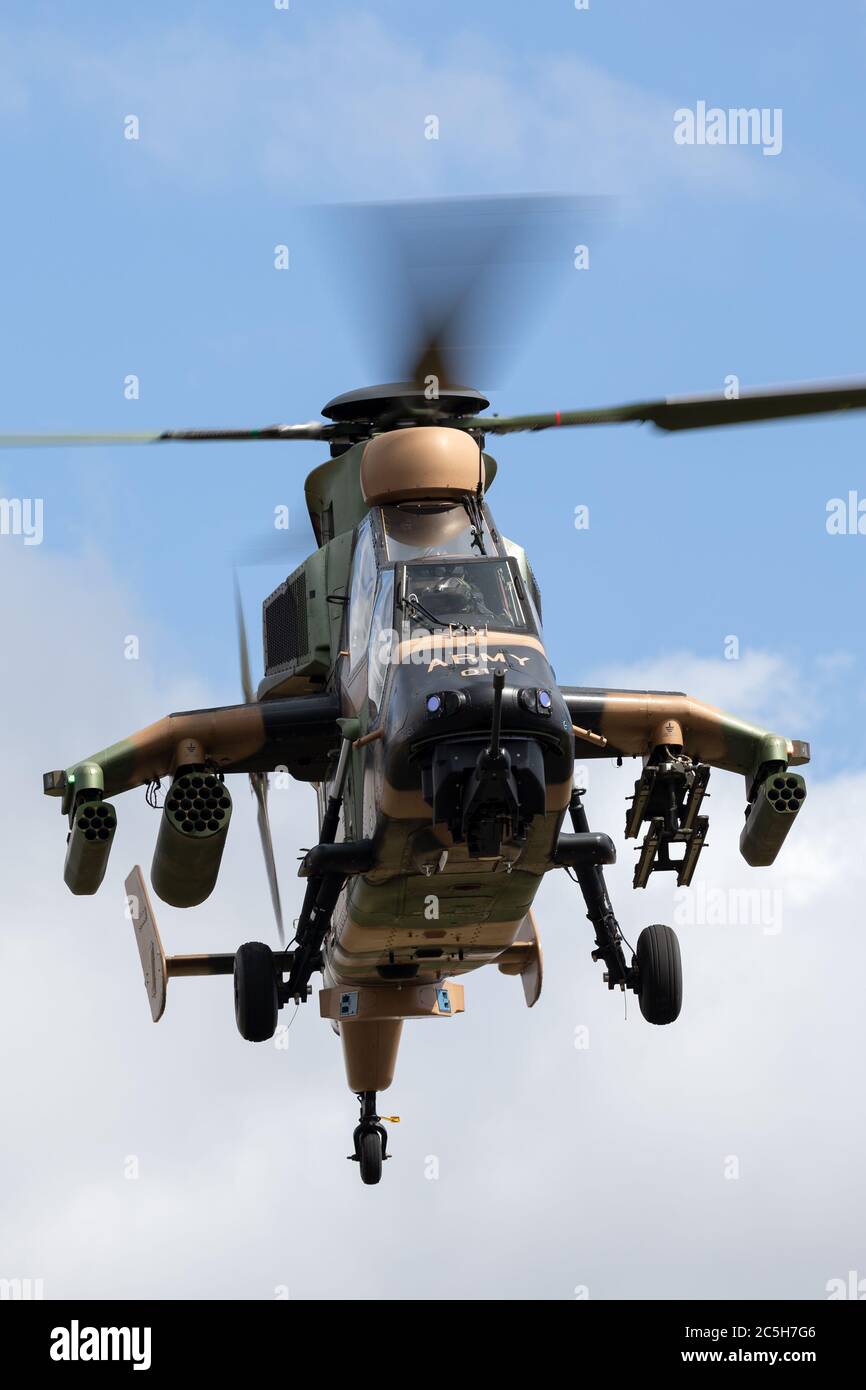 Australian Army Eurocopter Tiger ARH Armed reconnaissance helicopter ...