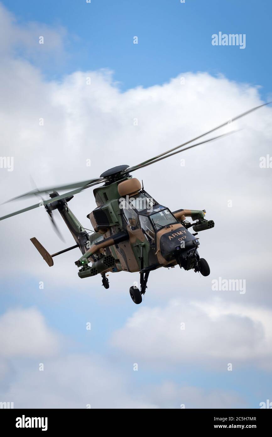 Australian Army Eurocopter Tiger ARH Armed reconnaissance helicopter ...