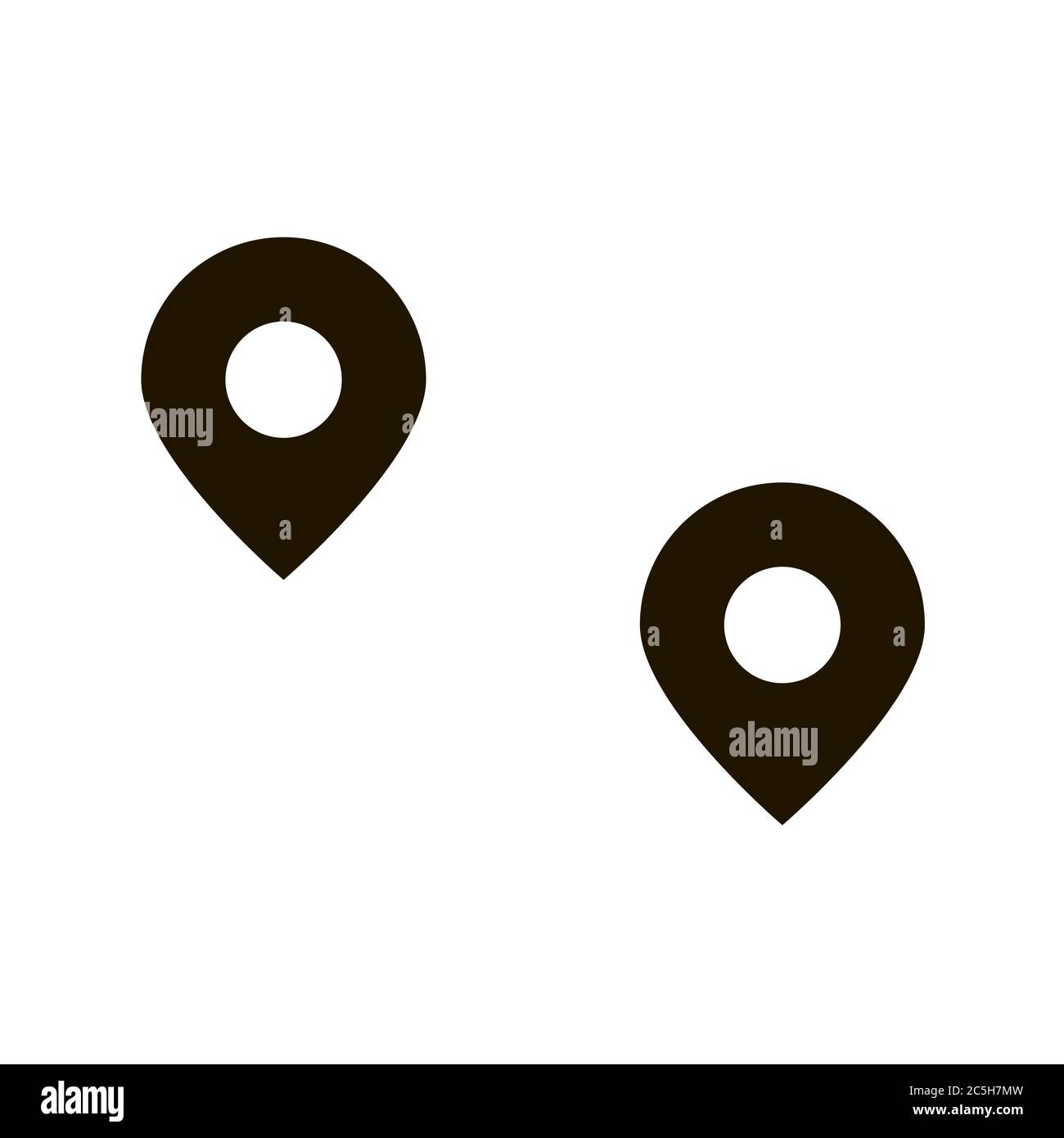 Location mark icon in trendy flat style isolated. Eps 10 Stock Vector ...