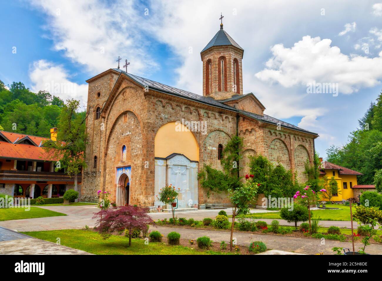 Medieval Raca Monastery. Serbian Orthodox monastery built in the 13th ...