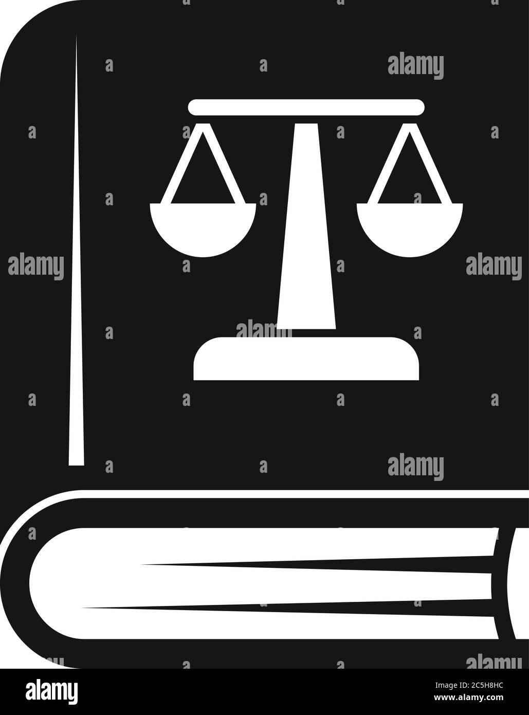 Divorce law book icon. Simple illustration of divorce law book vector ...