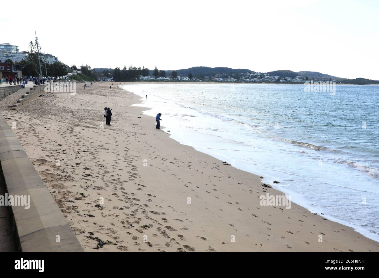 Terrigal Beach, Terrigal, Central Coast, NSW, Australia on a sunny ...