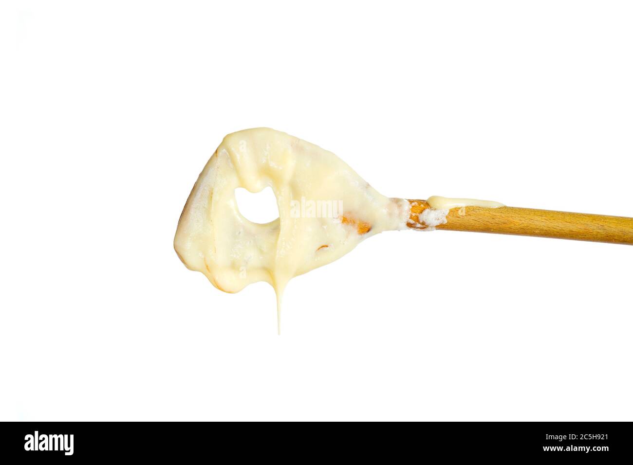 Cake batter wooden spoon hi-res stock photography and images - Alamy