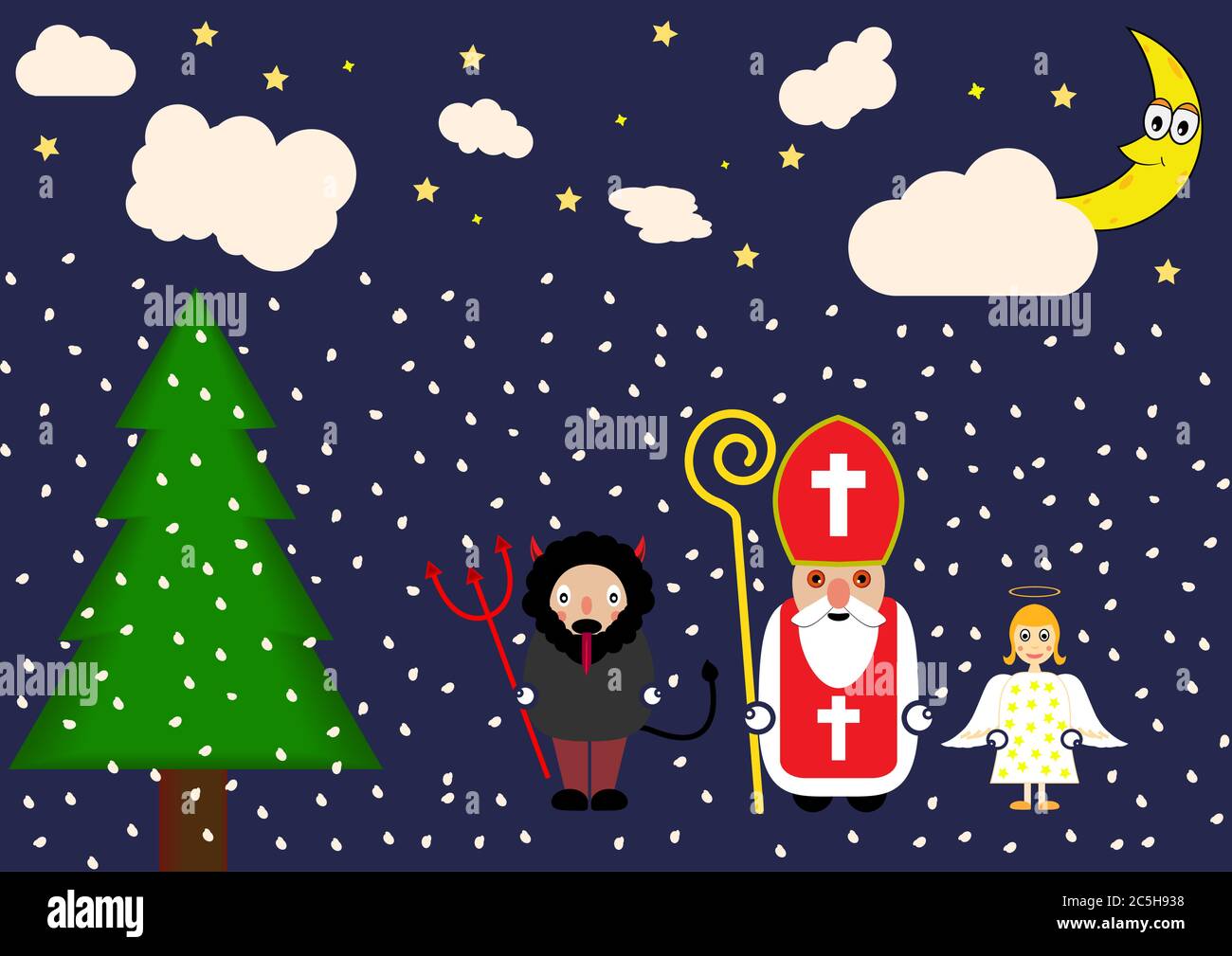 Holy nicolas Stock Vector Images - Alamy