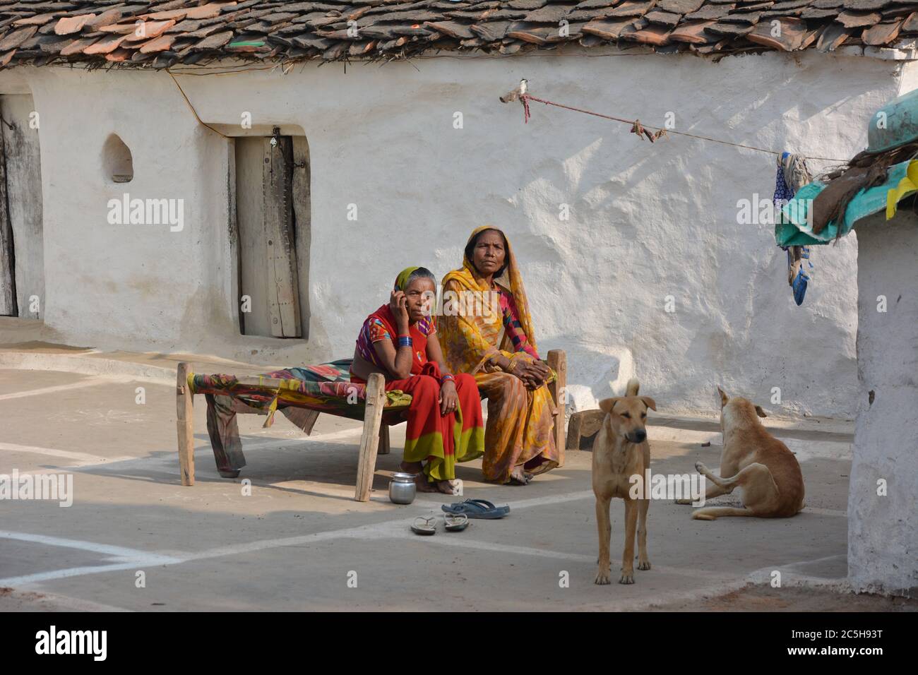 Villager cell phone hi-res stock photography and images - Alamy