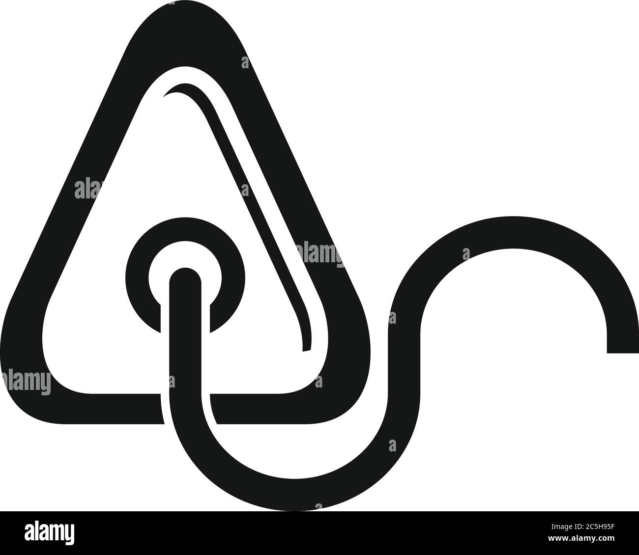 Clinic anesthesia mask icon. Simple illustration of clinic anesthesia ...