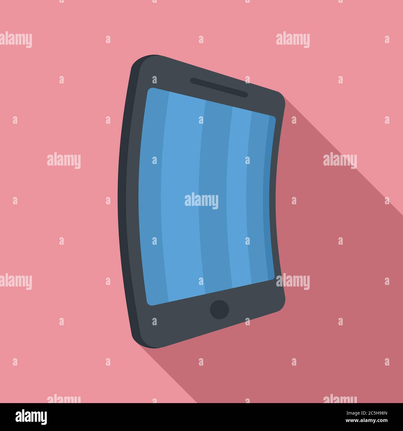Flex screen icon. Flat illustration of flex screen vector icon for web ...
