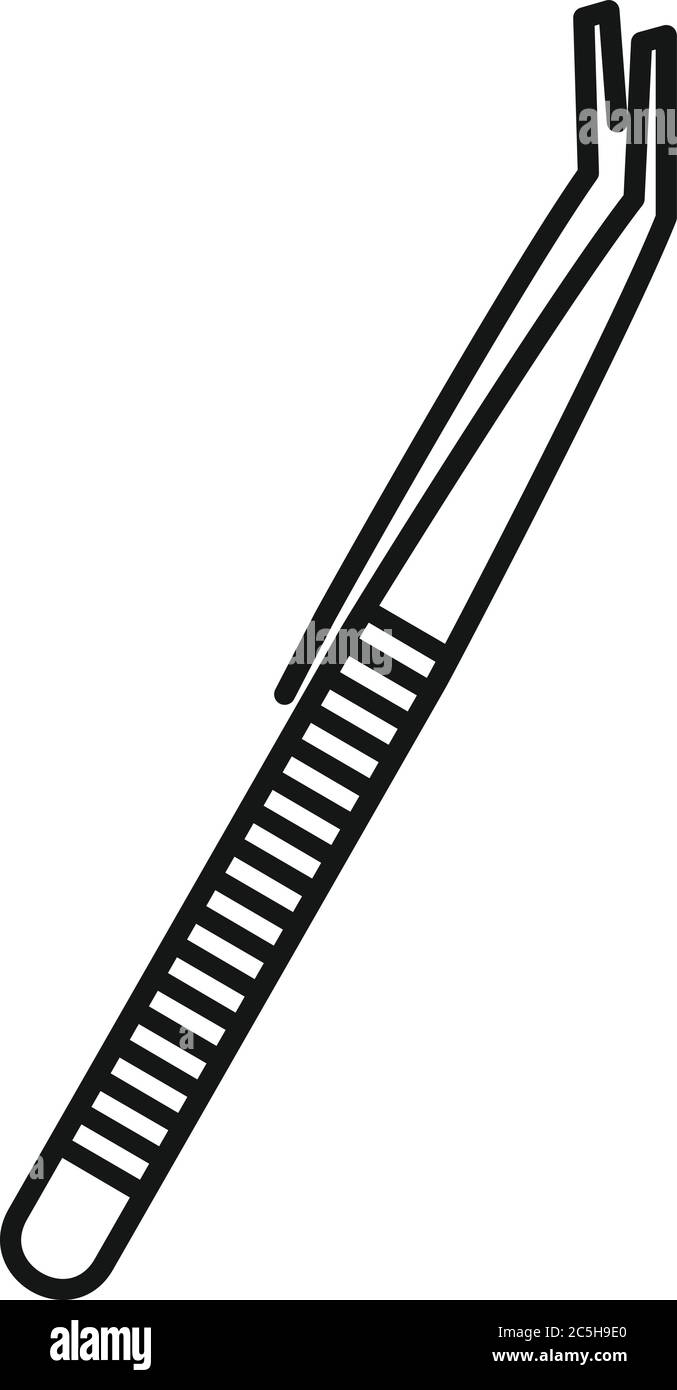 Pincers icon. Outline pincers vector icon for web design isolated on ...