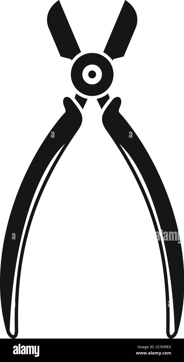 Forceps icon. Simple illustration of forceps vector icon for web design ...