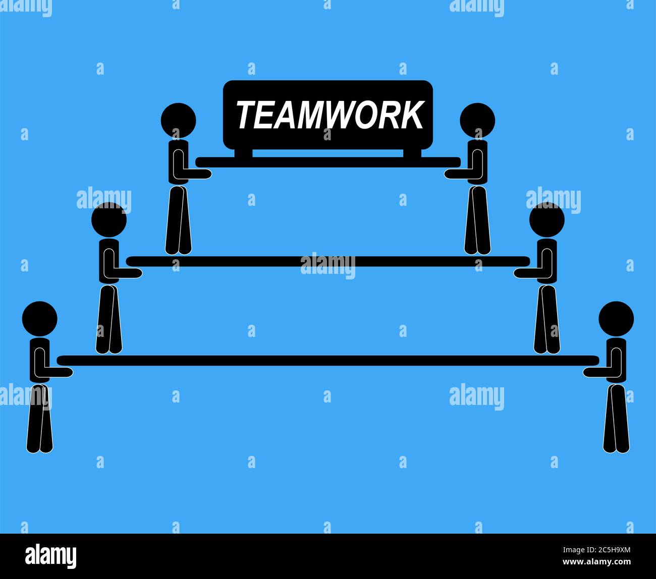 Team advanced Stock Vector Images - Alamy