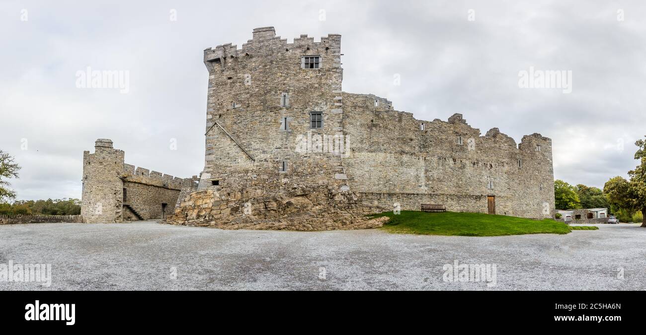 Castle ruin in Killarney national park in Ireland in summer Stock Photo ...