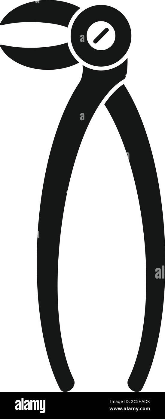 Pincers icon. Simple illustration of pincers vector icon for web design ...