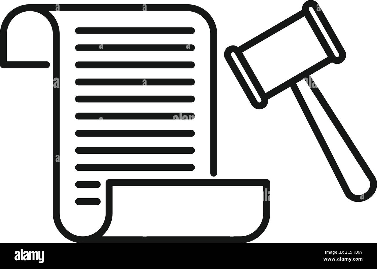 Divorce lawsuit icon. Outline divorce lawsuit vector icon for web ...