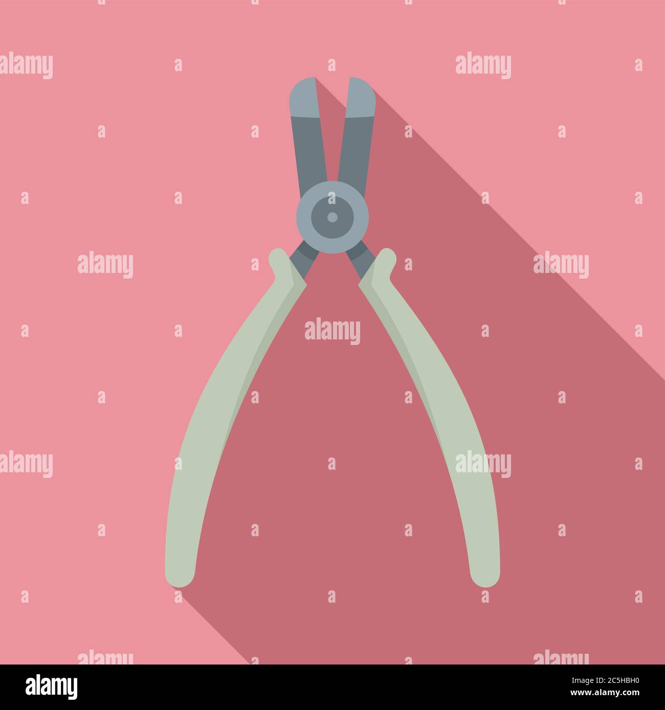 Forceps icon. Flat illustration of forceps vector icon for web design ...