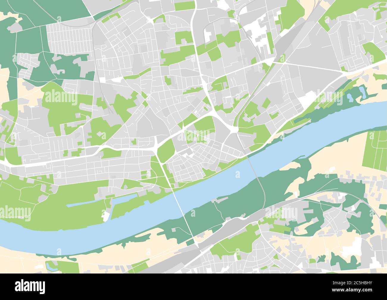 vector city map of Torun, Poland Stock Vector Image & Art - Alamy