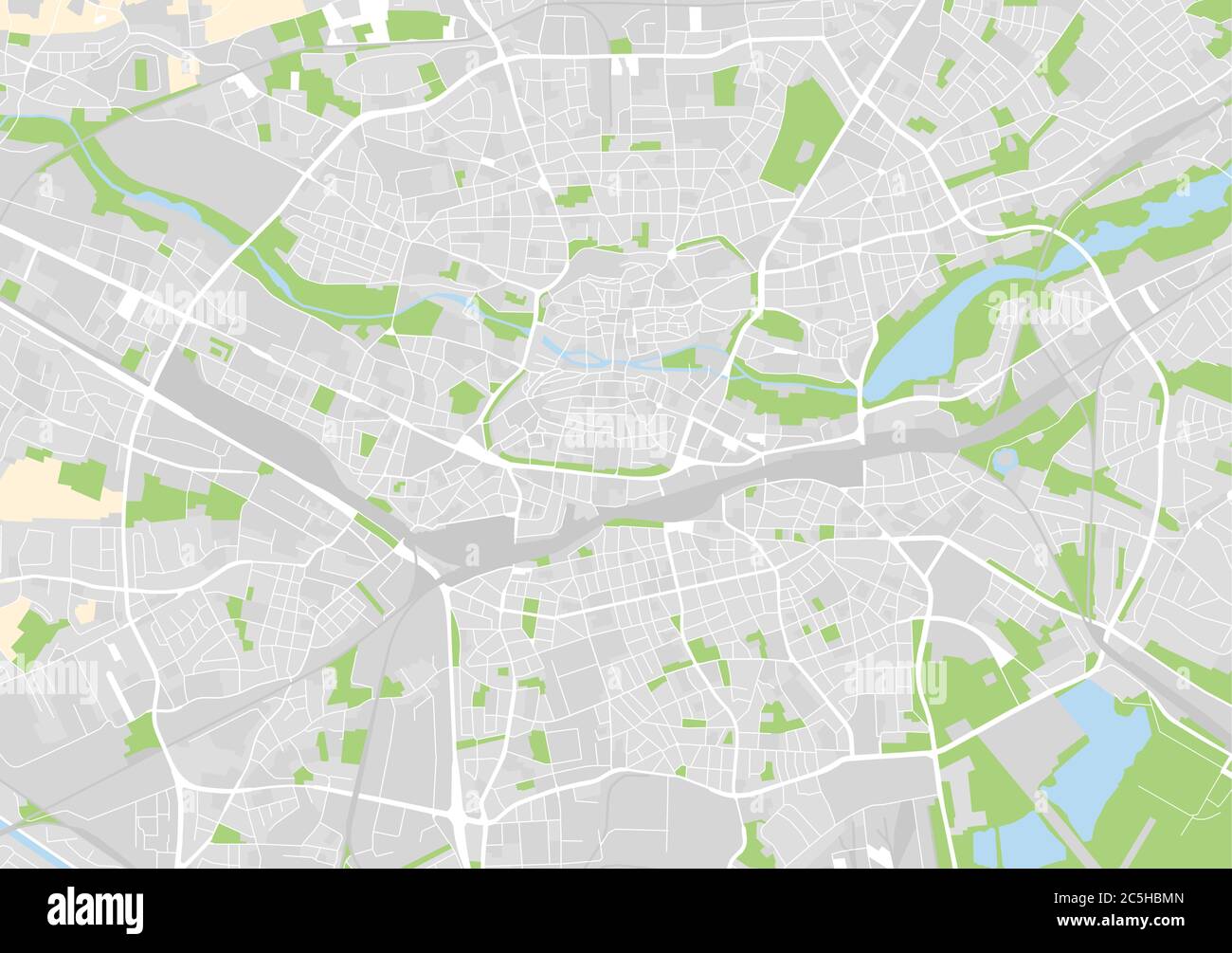 Map of nuremberg hi-res stock photography and images - Alamy