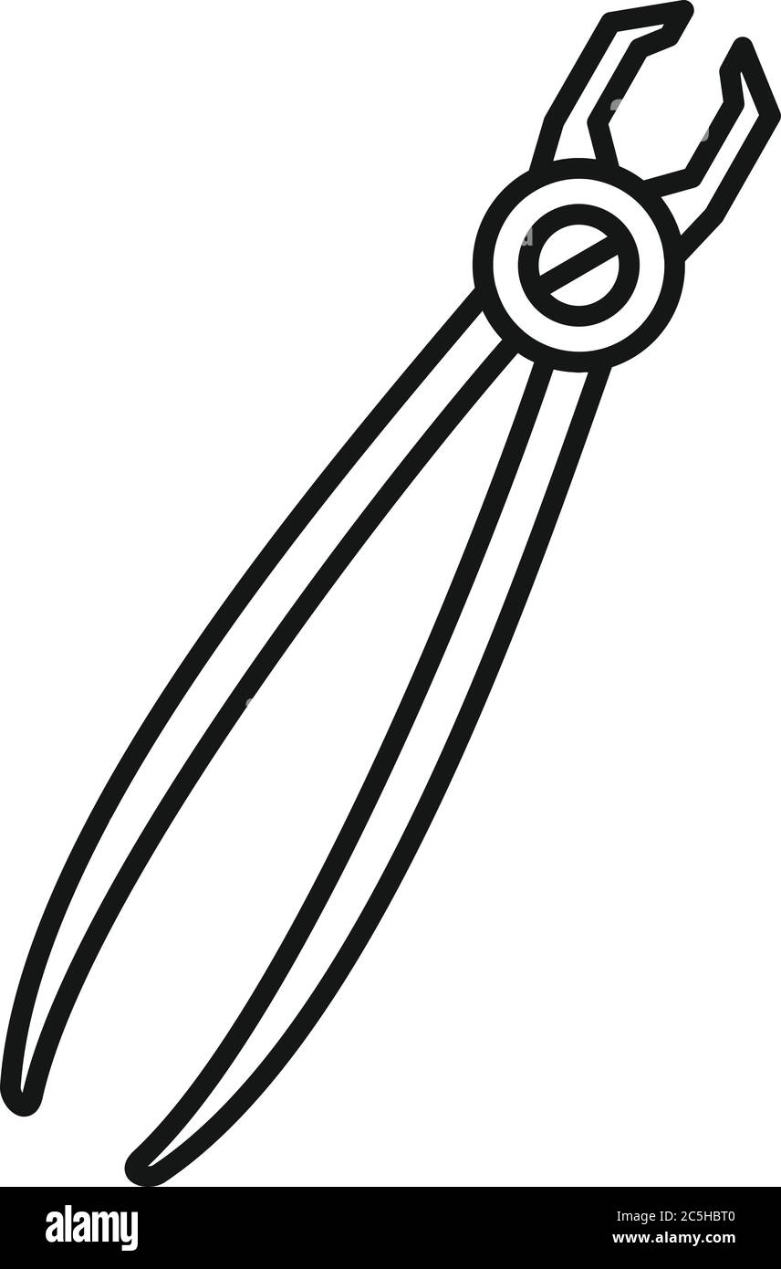 Laboratory Tongs Drawing