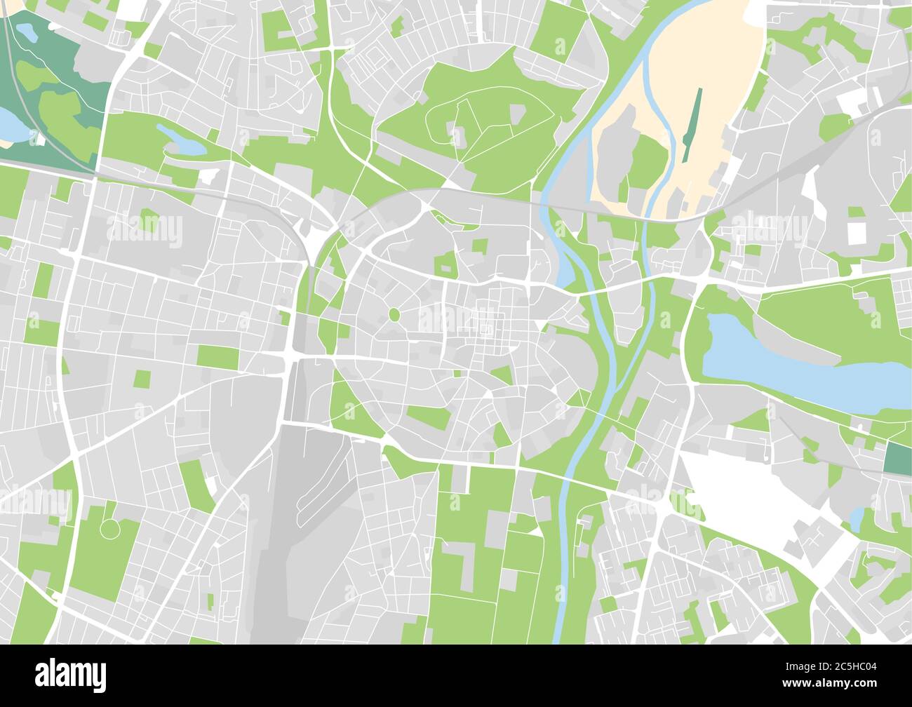 Poznan map Stock Vector Images - Alamy