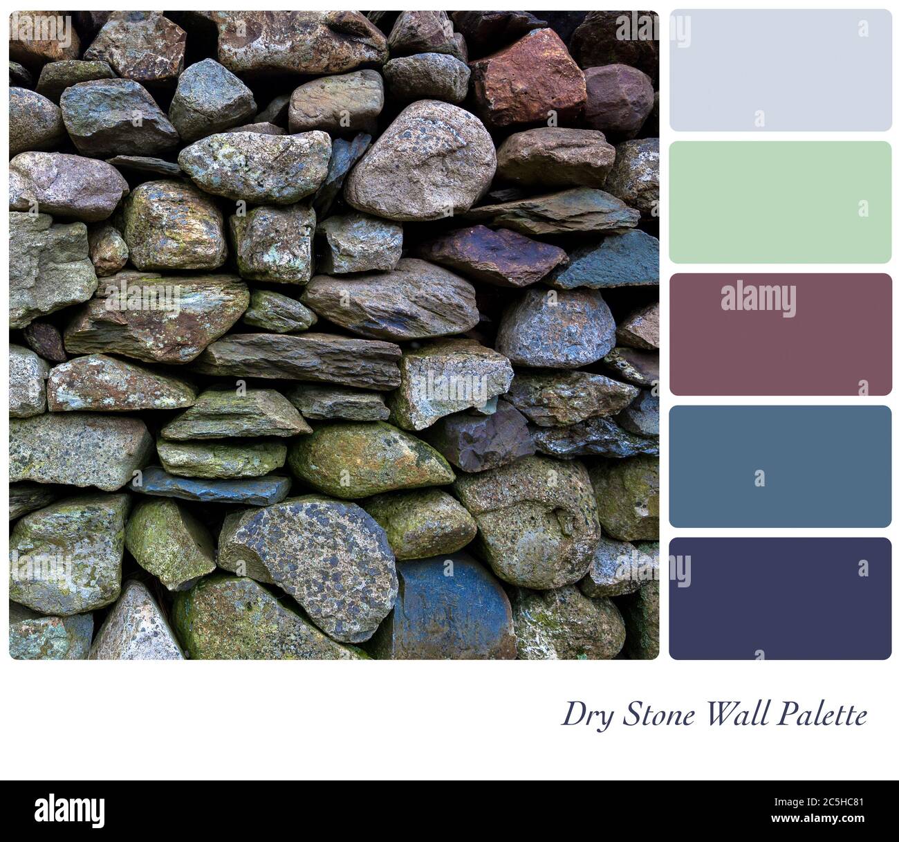 Natural stone wall lichen Cut Out Stock Images & Pictures - Alamy