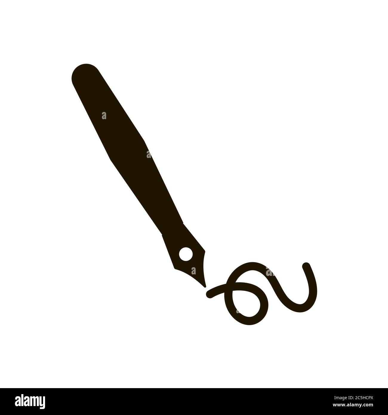 Ancient pen icon on white background. EPS 10. Vector illustration Stock ...