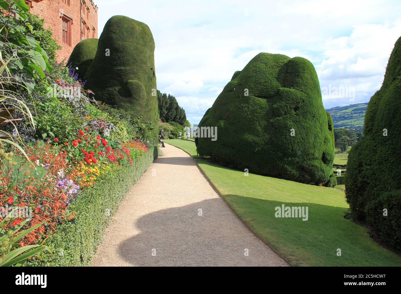 Powis Castle in Wales Stock Photo - Alamy