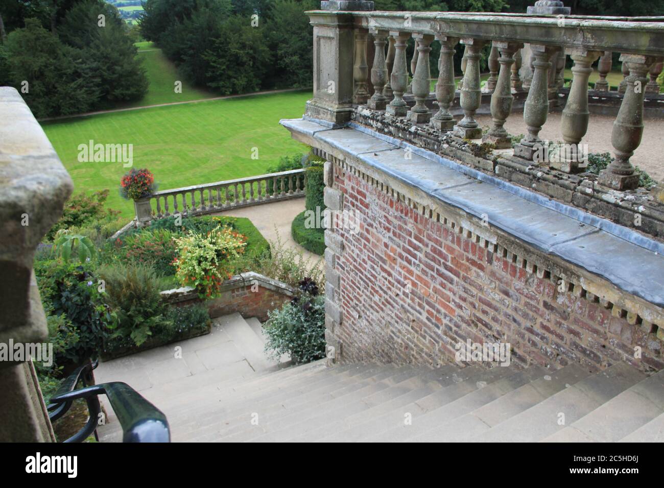 Powis Castle in Wales Stock Photo - Alamy