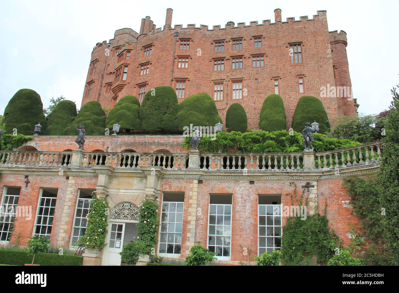 Powis Castle in Wales Stock Photo - Alamy