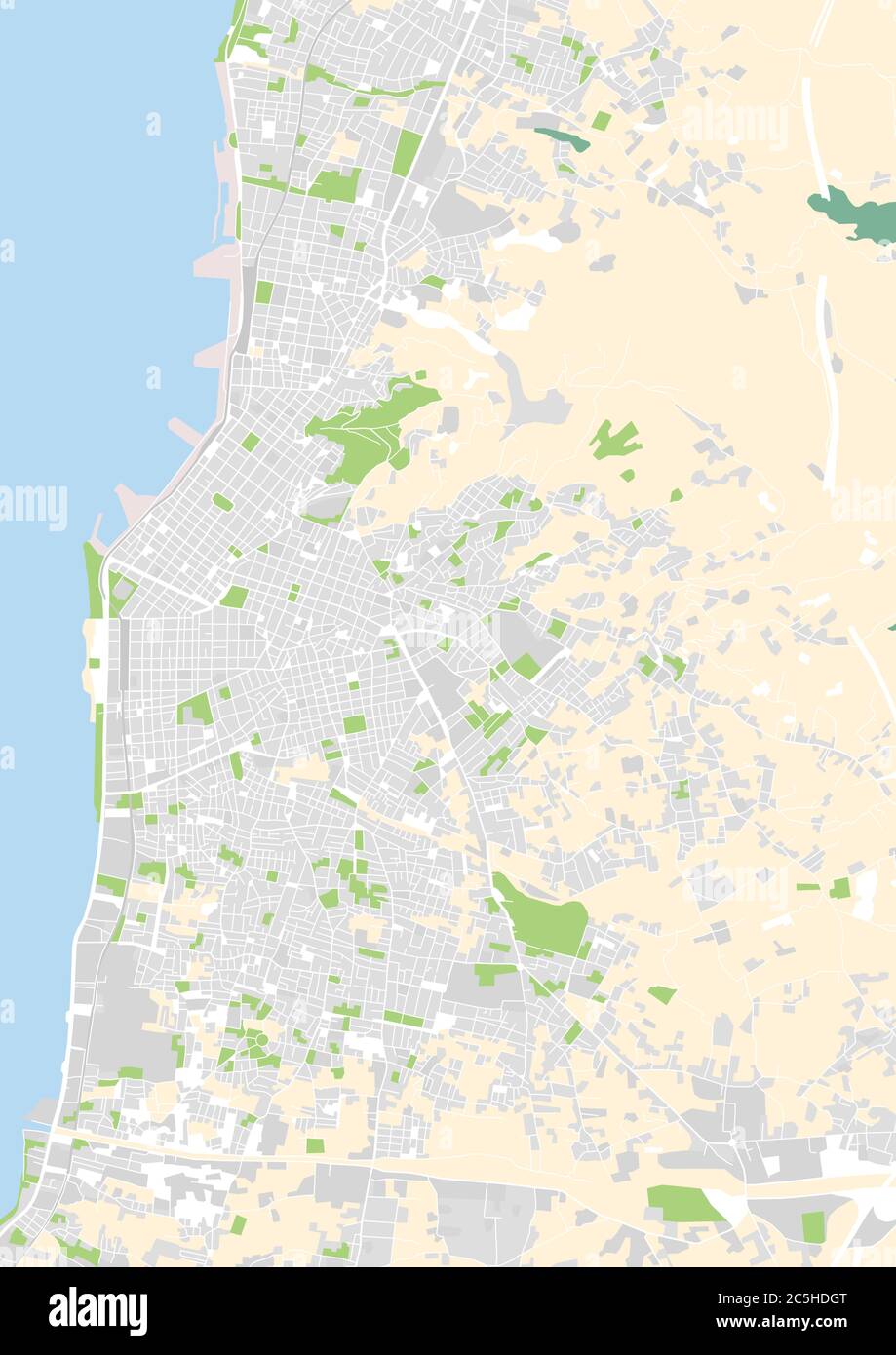 Map of patras hi-res stock photography and images - Alamy