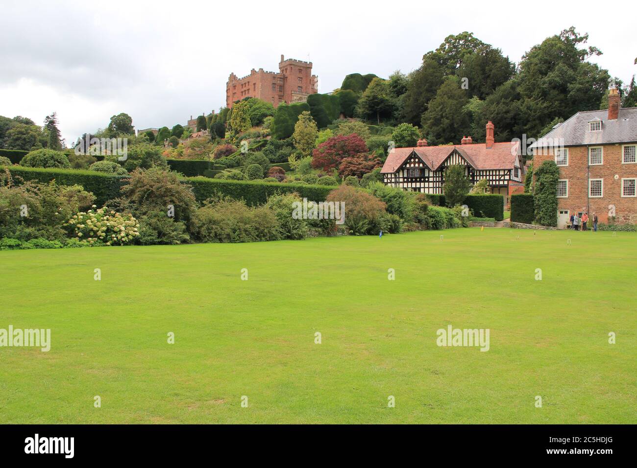 Powis Castle in Wales Stock Photo - Alamy