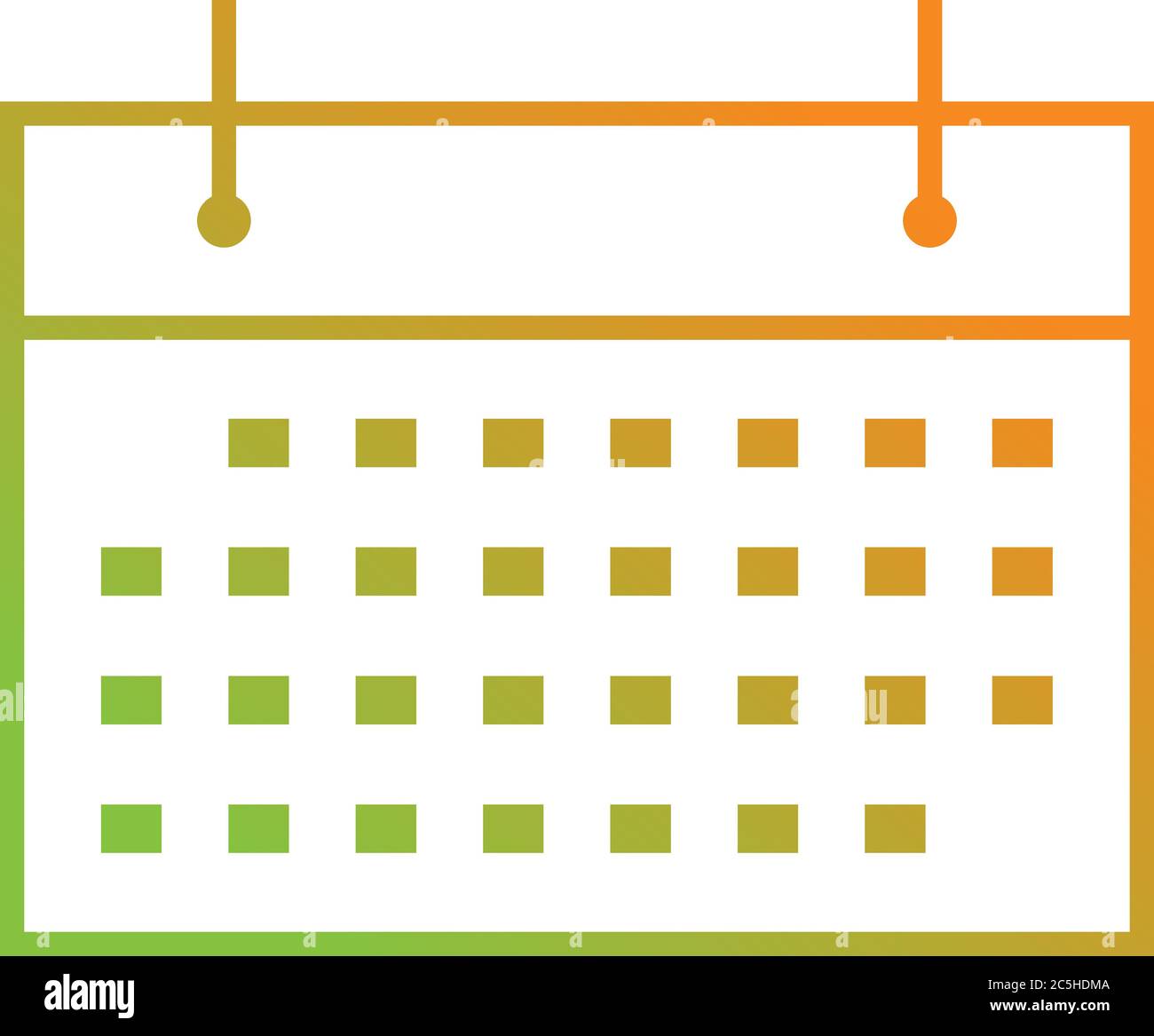 Unique Calender Vector Line Icon Stock Vector Image & Art - Alamy