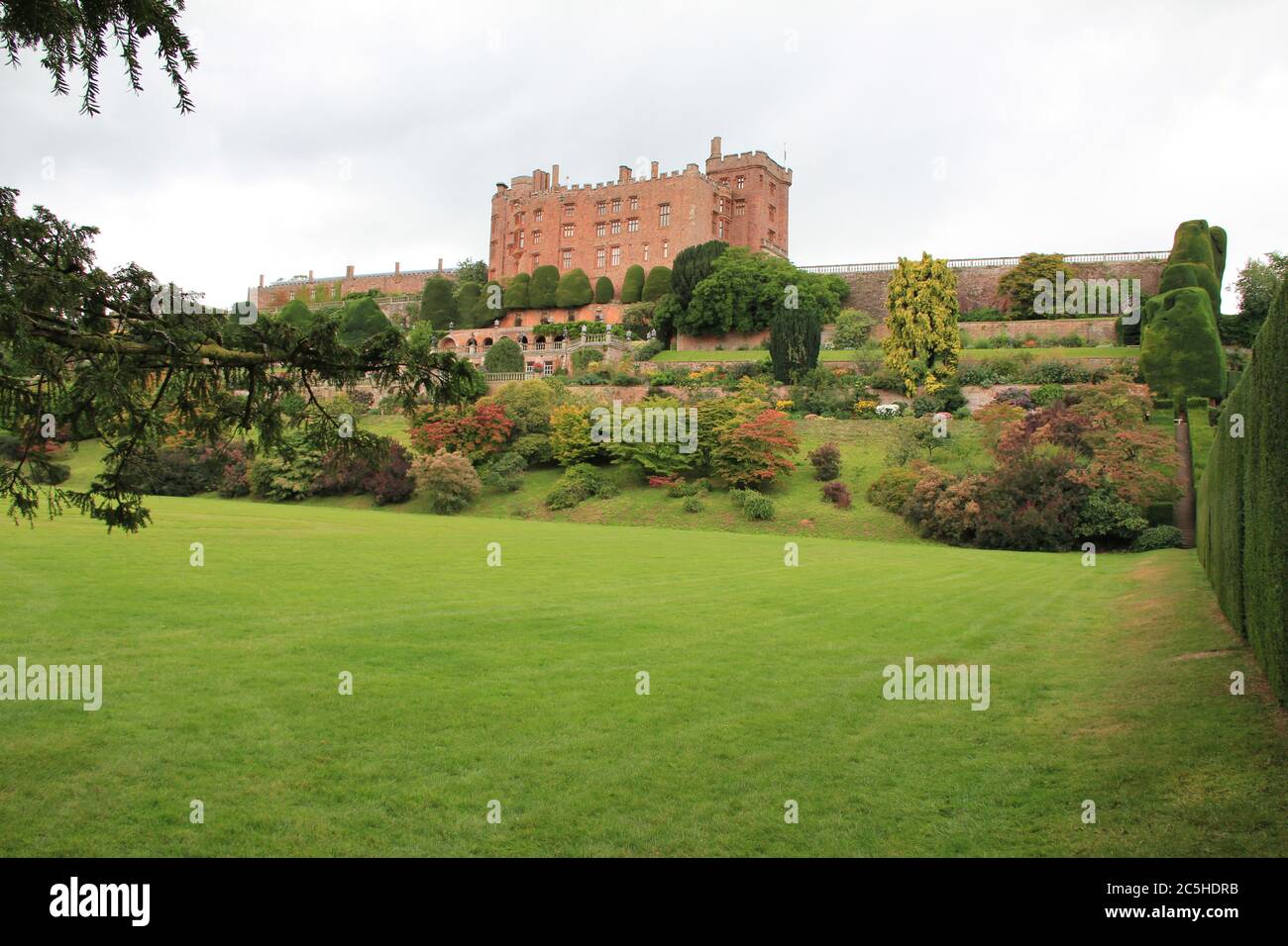 Powis Castle in Wales Stock Photo - Alamy