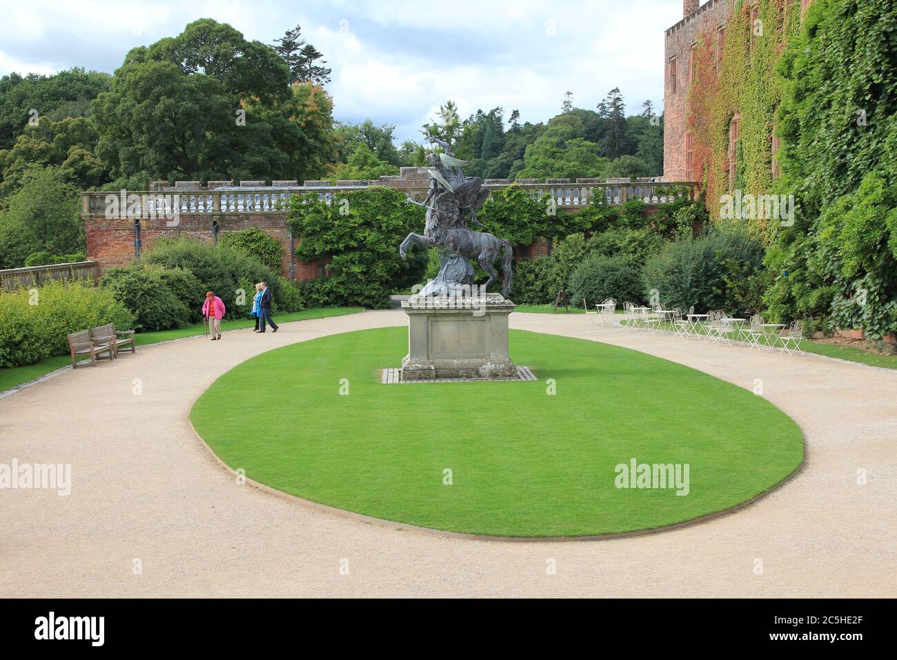 Powis Castle in Wales Stock Photo - Alamy
