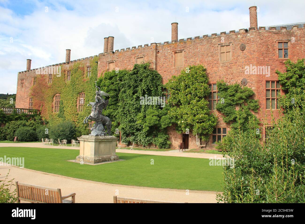 Powis Castle in Wales Stock Photo - Alamy