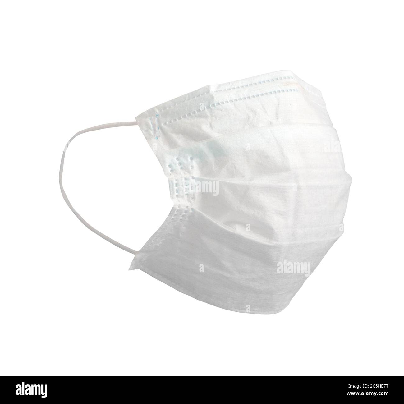 White medical mask. Medical protective masks isolated on white ...