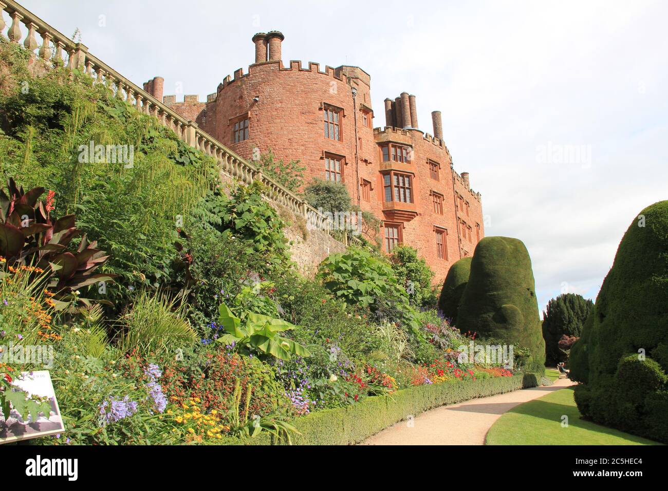 Powis Castle in Wales Stock Photo - Alamy