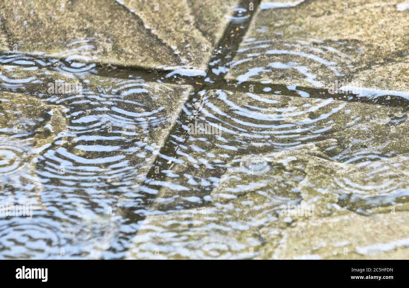 Puddle on concrete hi-res stock photography and images - Alamy