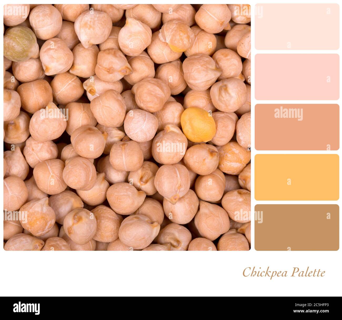 A background of dried chickpeas, in a colour palette with complimentary ...