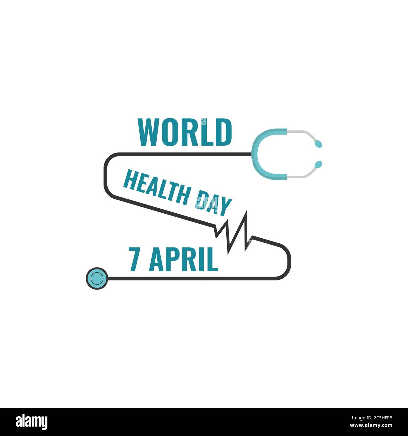 World health day vector illustration. Concept of World Health Day ...
