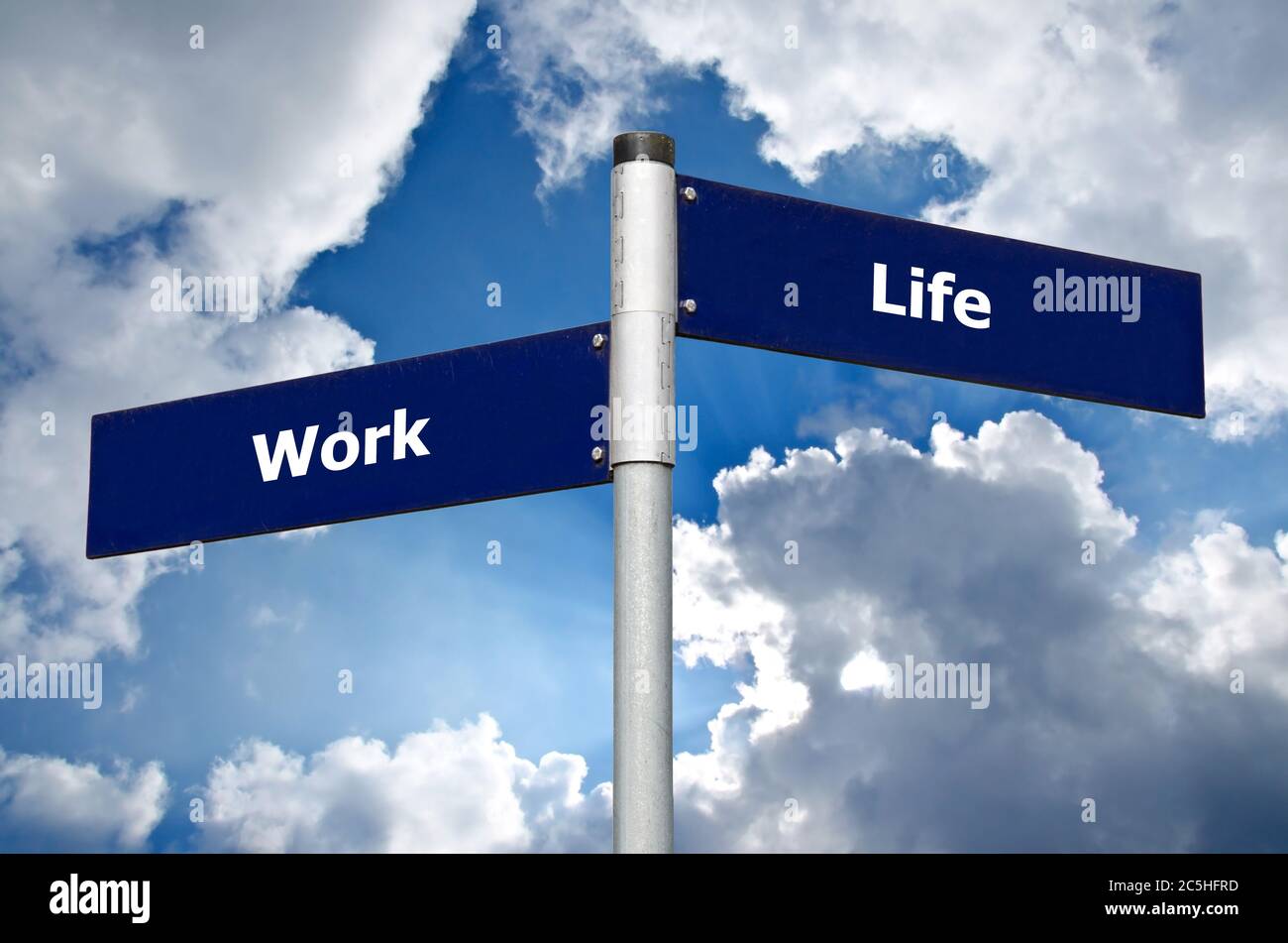 Work life balance sign hi-res stock photography and images - Alamy