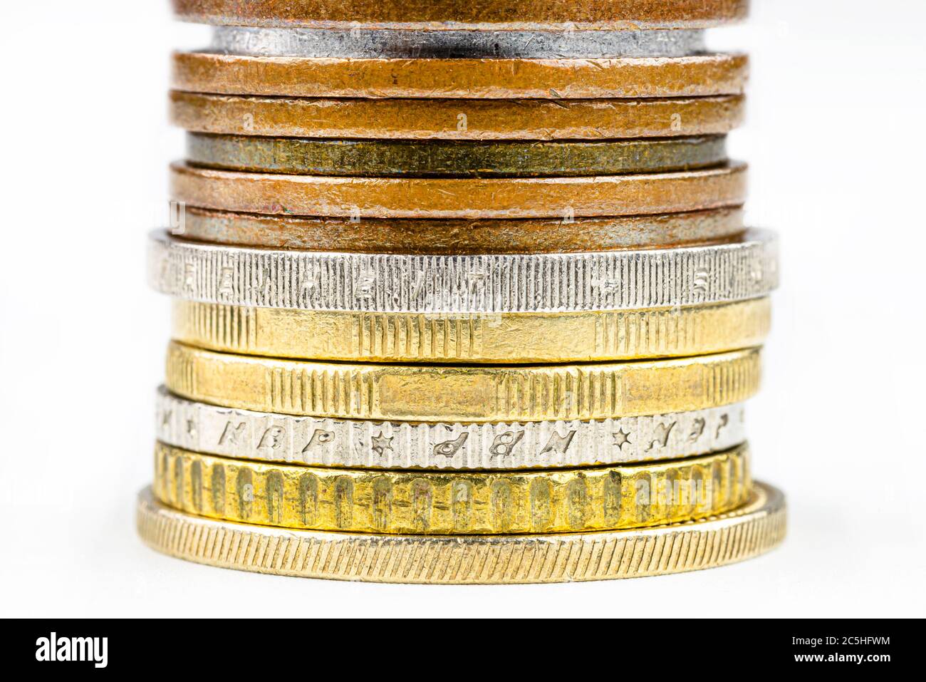 Euro coin both sides hi-res stock photography and images - Alamy