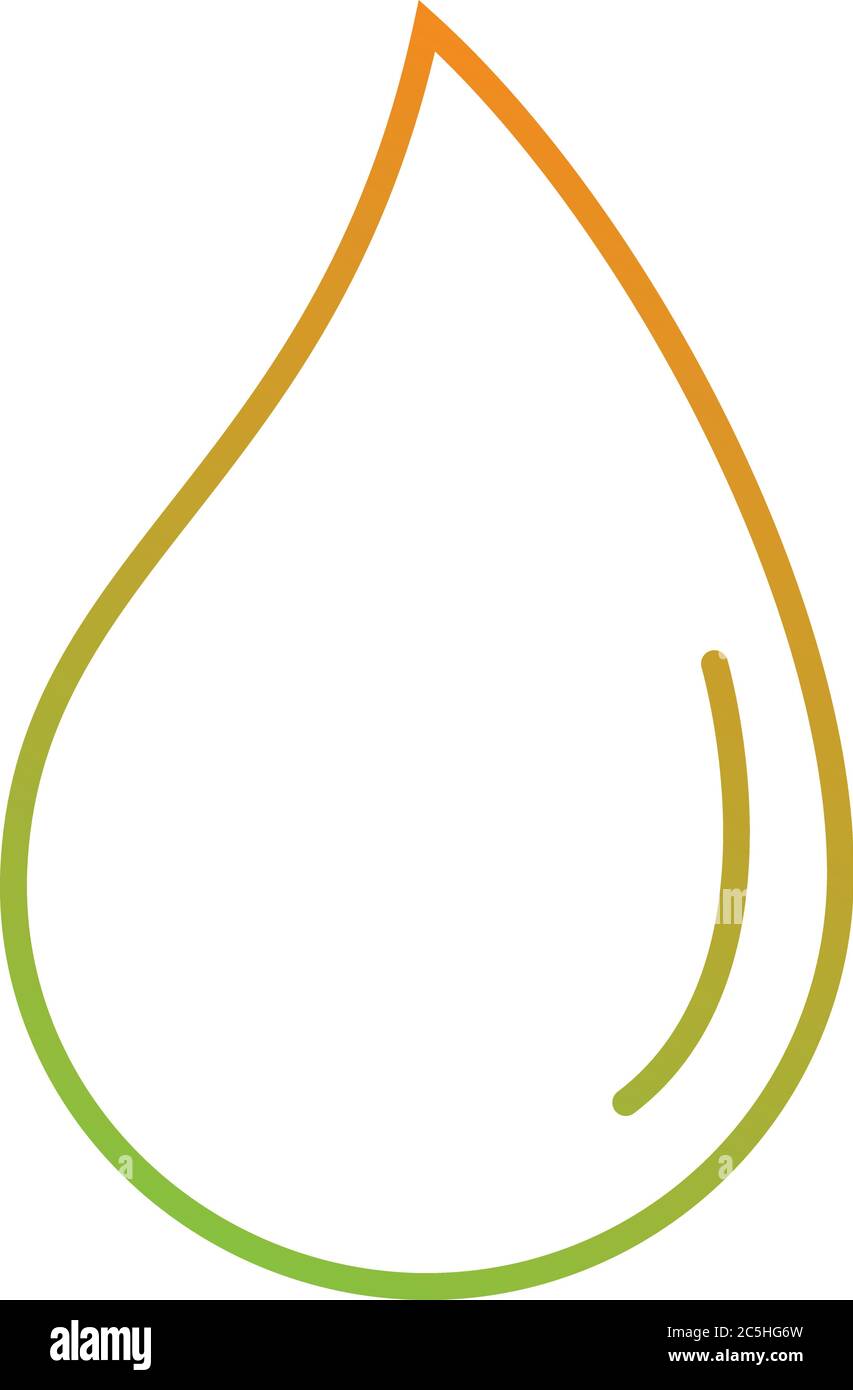 Unique Water Droplet Vector Line Icon Stock Vector Image & Art - Alamy