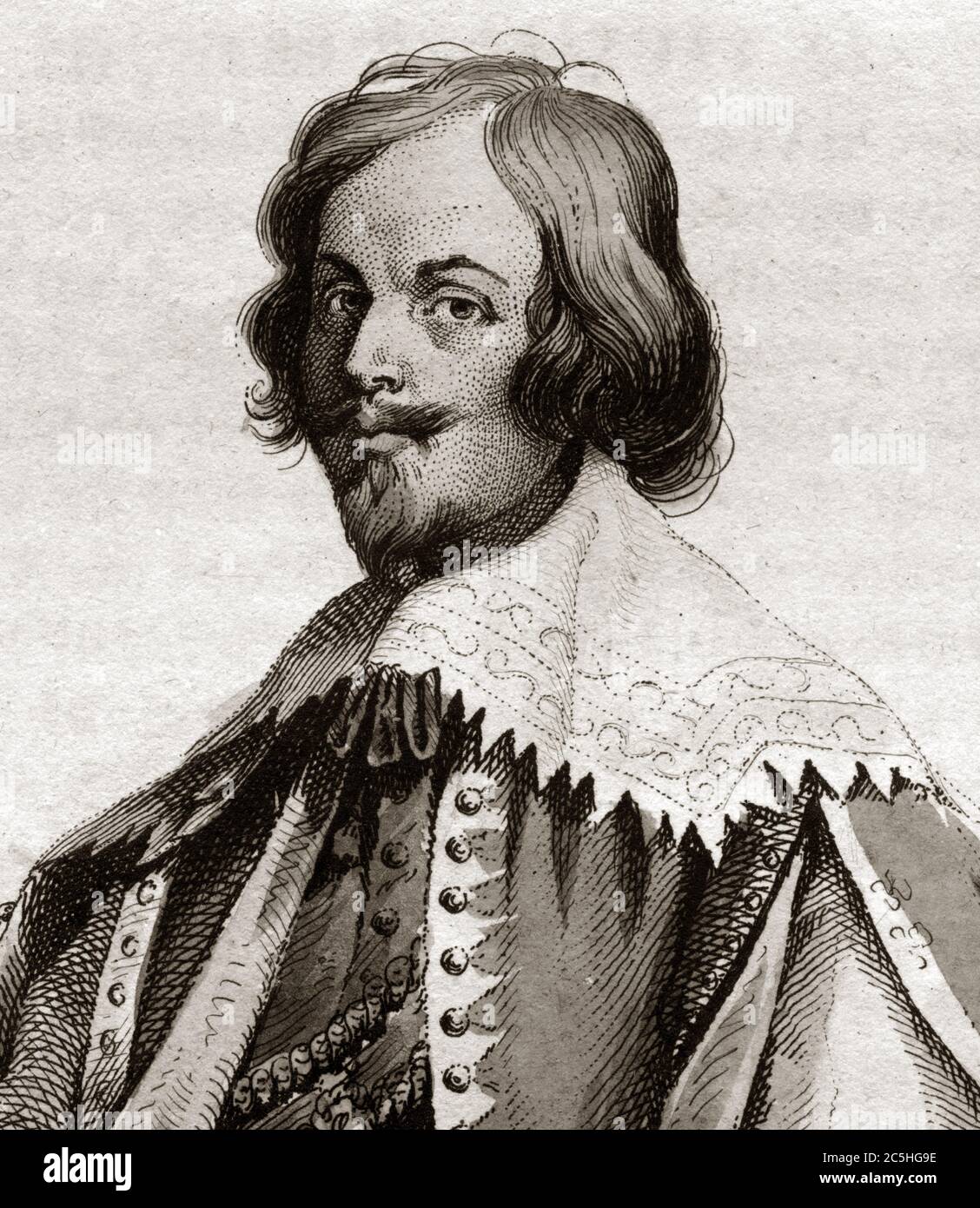 Portrait of Jacques Callot (1592-1635), French printmaker and draftsman ...