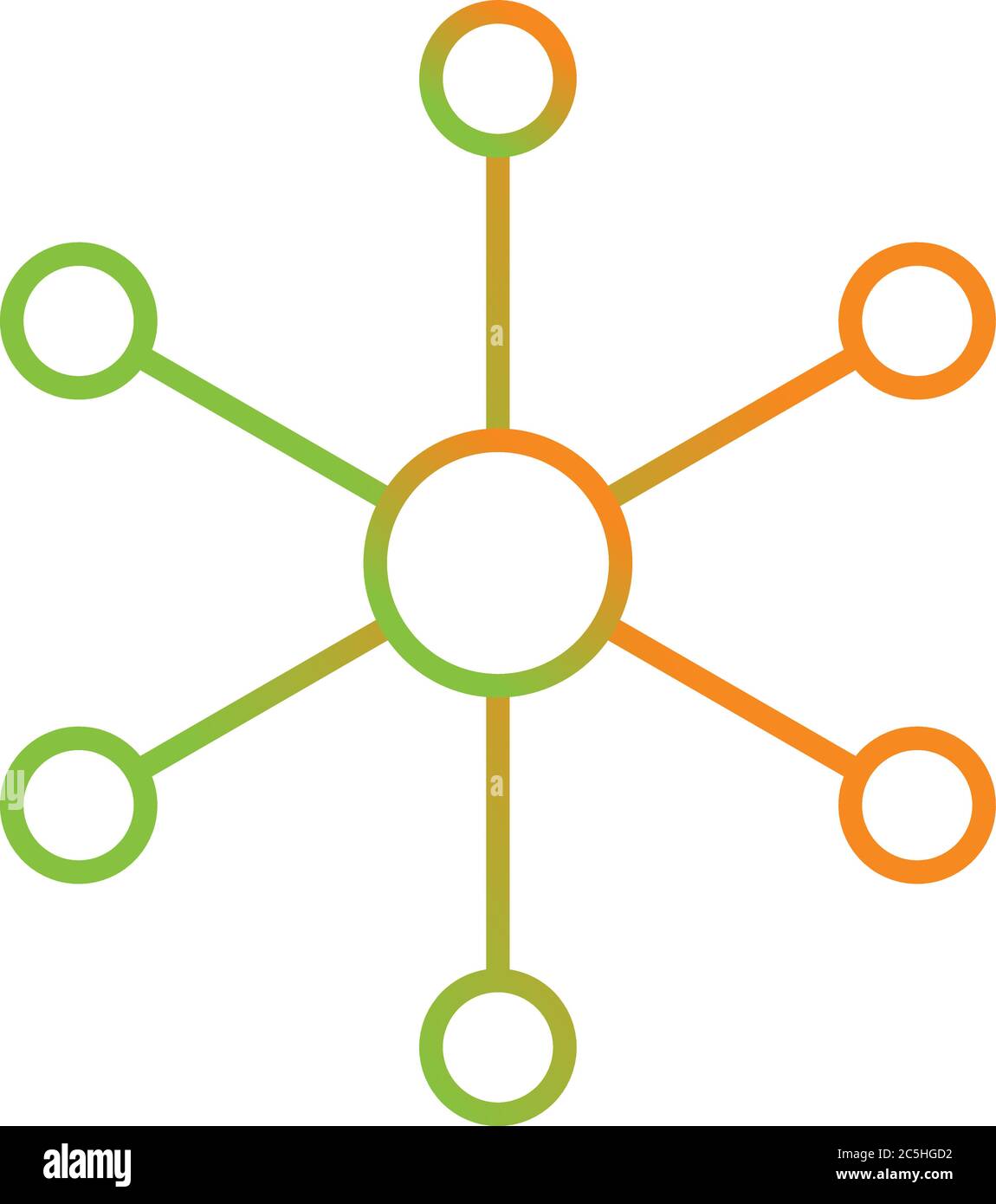 Unique Molecular Structure II Vector Line Icon Stock Vector Image & Art ...