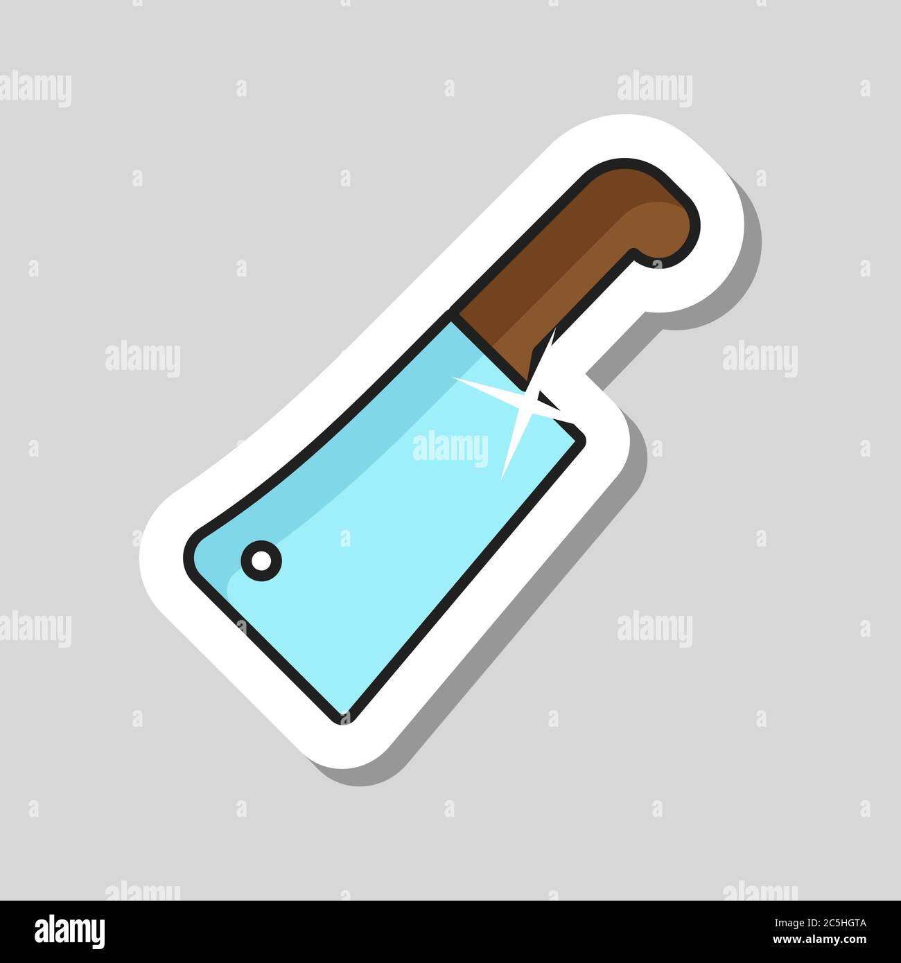 Meat chopper vector icon. Kitchen appliance. Graph symbol for cooking ...